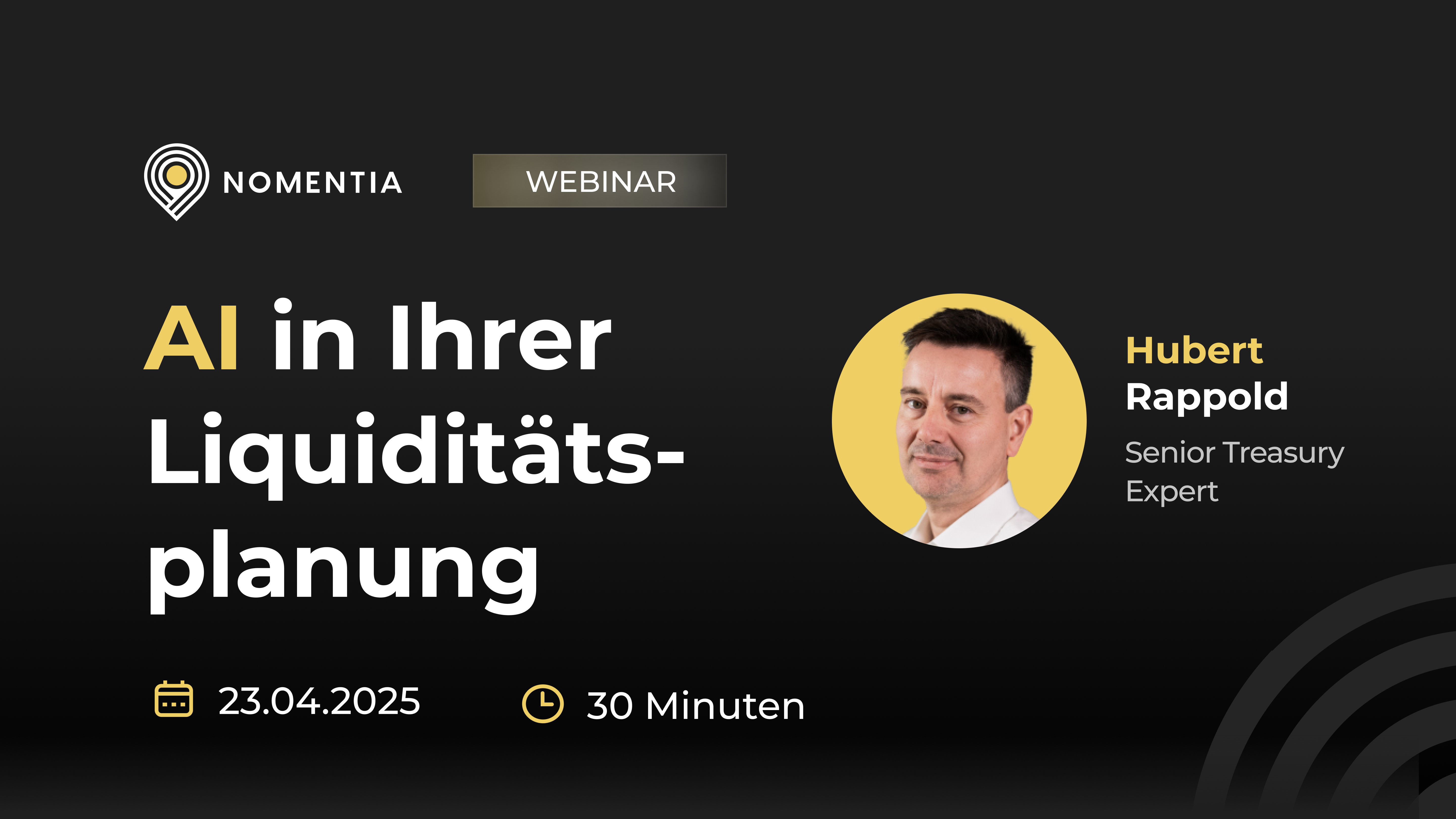 Webinar | AI in der Liquiditätsplanung
